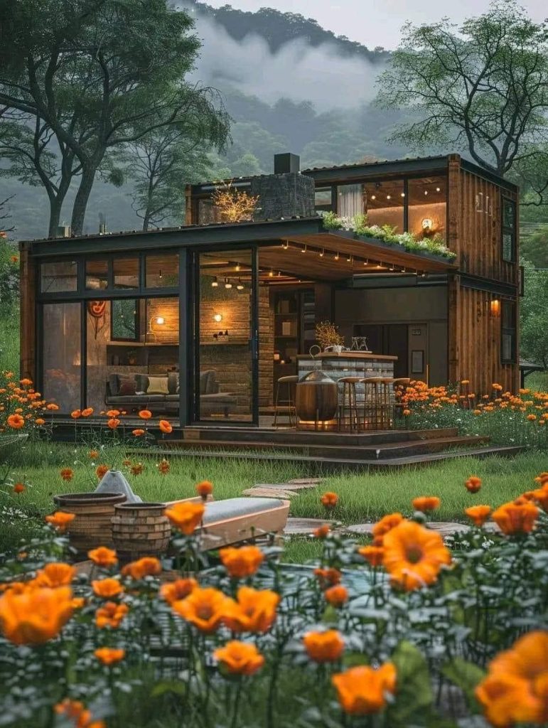 The House That Bloomed from Ashes – Tiny House Zone