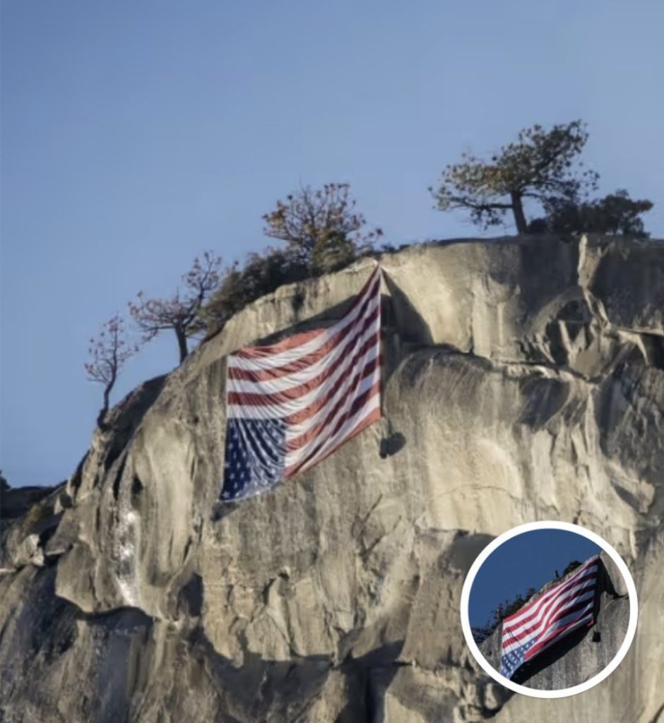 Upside-Down American Flag At Yosemite National Park Turns Heads – Tiny ...