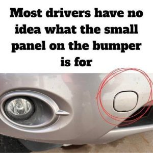 What That Tiny Square on Your Car Bumper Is Really Used For – Tiny ...