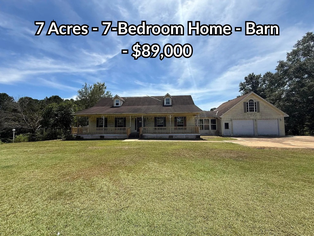 7 Acres – 7-Bedroom Home – Barn – Tiny House Zone