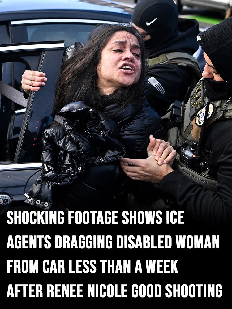 Video Shows ICE Agents Pulling Disabled Woman from Car in Minneapolis ...