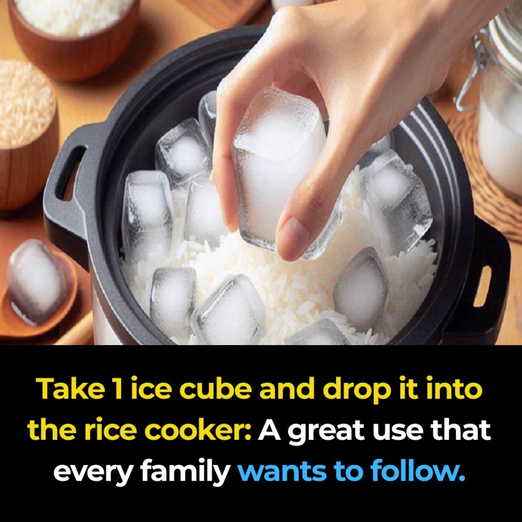 Take an ice cube and drop it into the rice cooker: The amazing benefits ...
