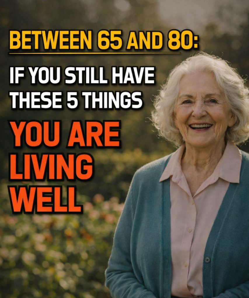 Between the ages of 65 and 80: five aspects that reflect well-being and ...