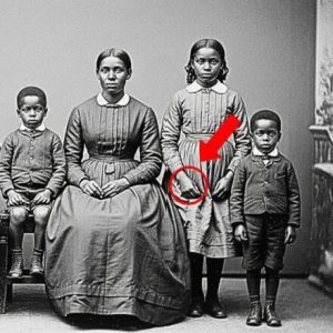 It was just a simple family photograph from 1872, but take a closer ...